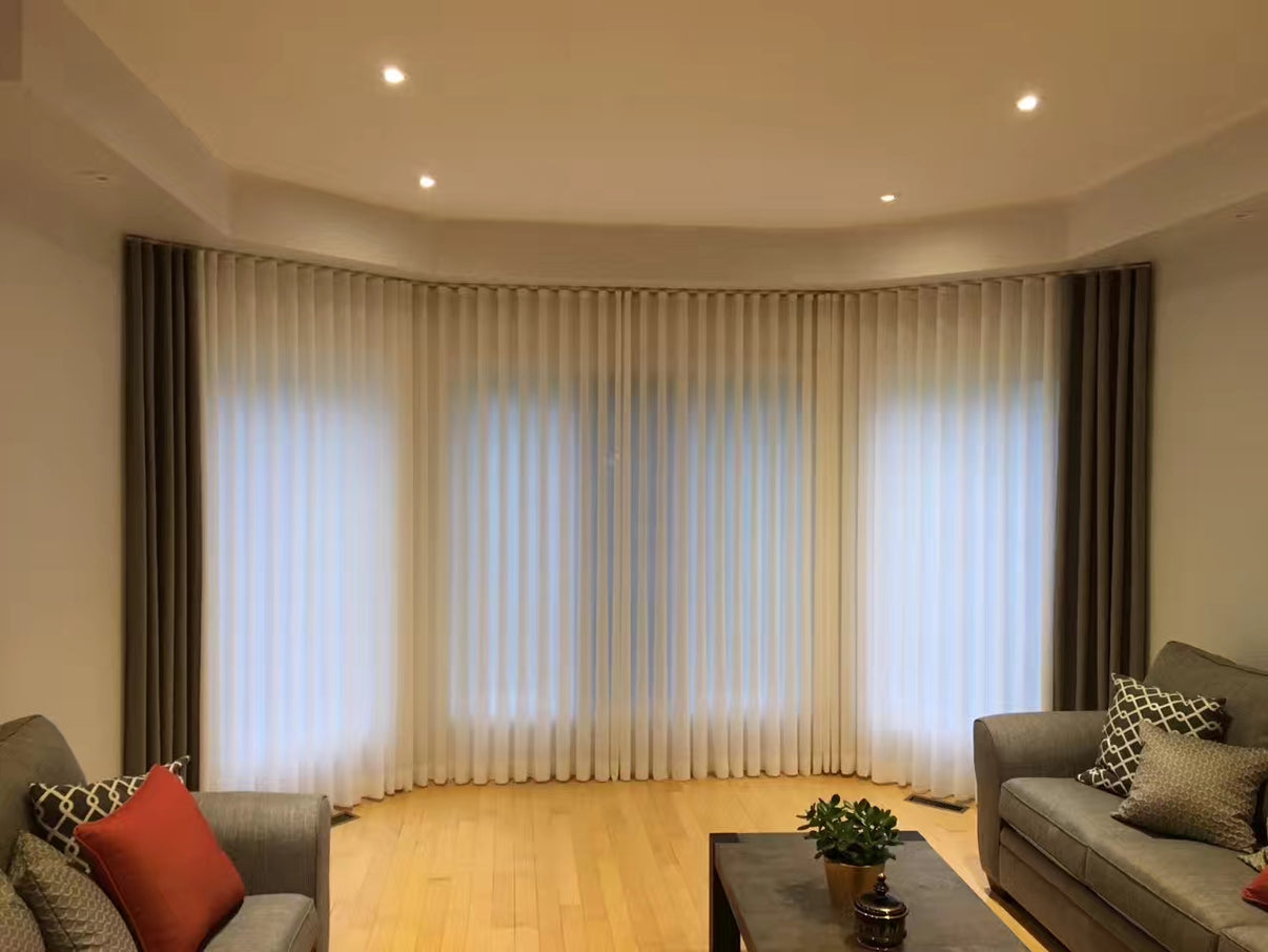 80mm S-Wave Ripple-fold Curtain Track Kit – Smart Curtain Rail Online